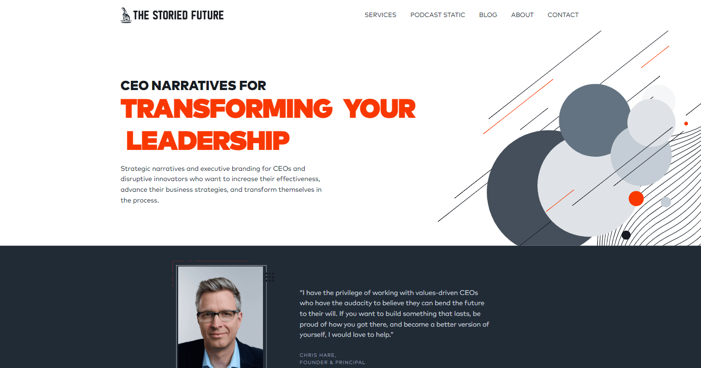 The Storied Future | CEO Narratives & Innovation Storytelling